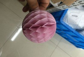 Colours Craft Paper Honeycomb Ball for Home Birthday Party Decoration