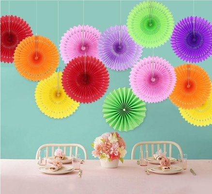 Colorful Party Decorations Set, Tissue Paper Lantern,hanging tissue paper honeycomb ball Wedding/Birthday party decor