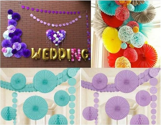 Chinese balls birthday decoration weeding day paper lanterns with lights details wedding gifts wholesale