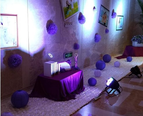 BABY SHOWER & IT'S A GIRL pink gold Garland Bunting Banner Tissue Paper Flower Pom Poms Paper Lanterns Paper Honeycomb