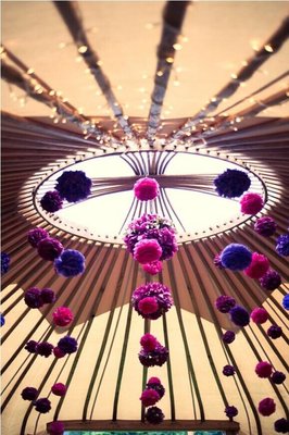 BABY SHOWER & IT'S A GIRL pink gold Garland Bunting Banner Tissue Paper Flower Pom Poms Paper Lanterns Paper Honeycomb