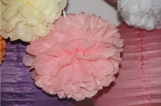 Colorful Party Decorations Set, Tissue Paper Lantern,hanging tissue paper honeycomb ball Wedding/Birthday party decor