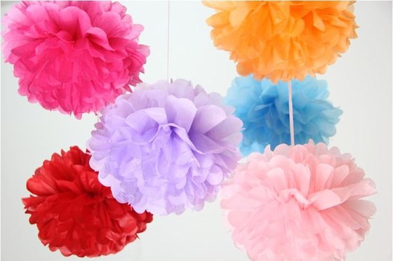 BABY SHOWER & IT'S A GIRL pink gold Garland Bunting Banner Tissue Paper Flower Pom Poms Paper Lanterns Paper Honeycomb