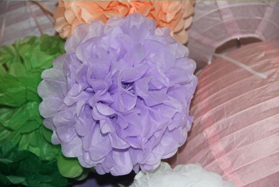 Colorful Party Decorations Set, Tissue Paper Lantern,hanging tissue paper honeycomb ball Wedding/Birthday party decor