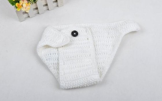 Newborn Baby Photo Prop Crochet Custom Mickey Mouse Photography Back Drop Props Clothing Sets