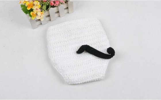 Newborn Baby Photo Prop Crochet Custom Mickey Mouse Photography Back Drop Props Clothing Sets