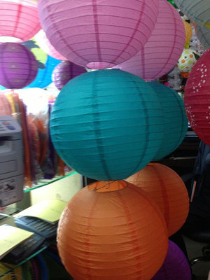 paper lampshade ice cream party decorations mint decoration decorative lantern chinese lampion