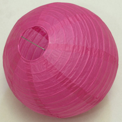 Customized Decoration Hanging Christmas Party Paper Lantern in Round Shape