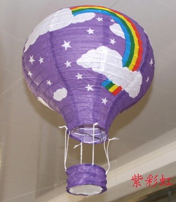 birthday party decoration 20 years hot air ballon Chinese paper lamps Thai lanterns lampion flying