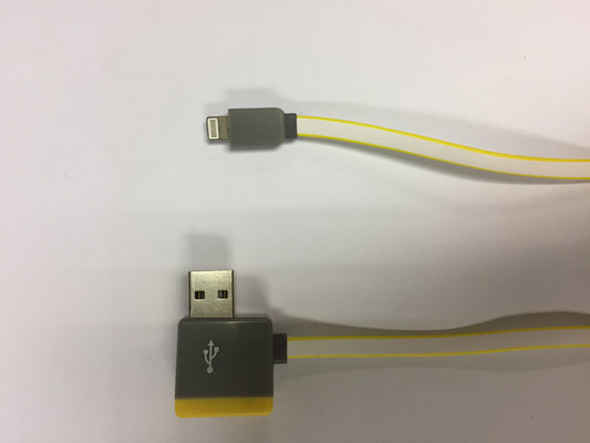 Rubber Coated Apple MFI Certified Cable Hub Cable Charging Cold For iPhone