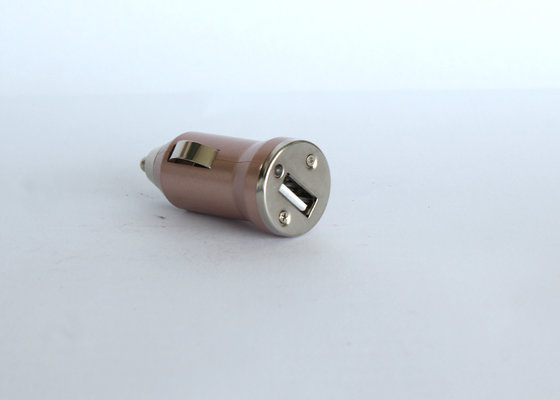 Nude Color High Speed Car Charger With USB Port DC 12V - 24V Output