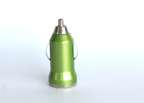 Quick Car Charger Adapter Single USB Port Green Color In Car USB Adapter