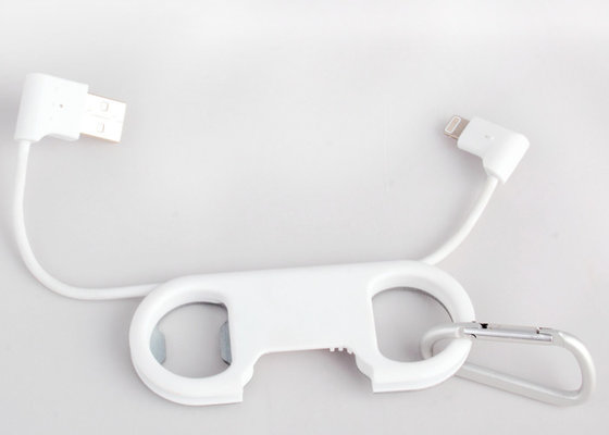 Outdoor Multifunction USB Cable , Portable USB Charing Cable With Bottle Opener