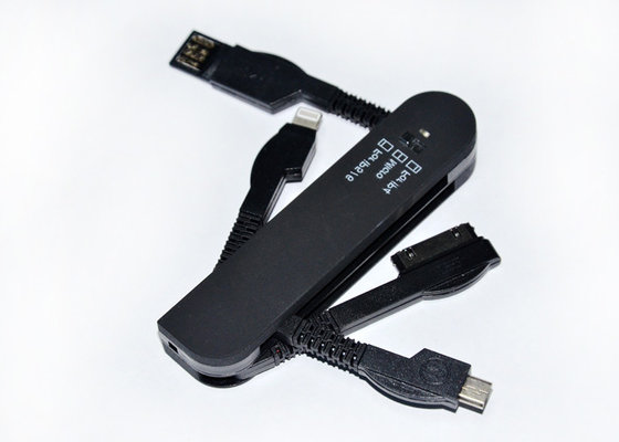 Army Knife 4 In 1 Multifunction USB Cable Micro / 4pin 10cm For Mobile