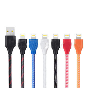 Multicolor iPhone Lightning Cable MFI Certified / Nylon Braided / Durable
