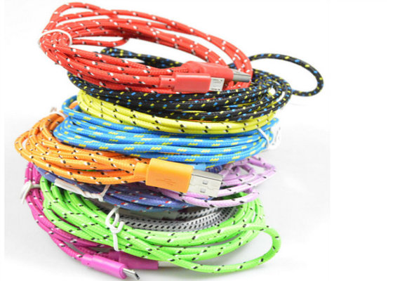 2.0 A Male To Micro B Sync And Charge Cable With High Speed For Mobile