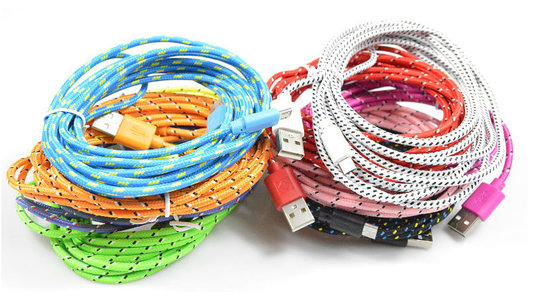 2.0 A Male To Micro B Sync And Charge Cable With High Speed For Mobile