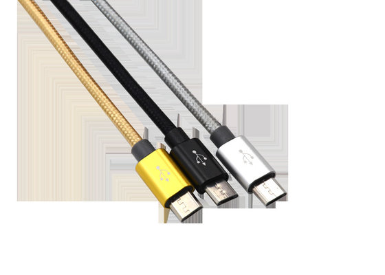 3.3ft Braided Micro USB Cable A Male To Micro B With High Speed Sync Function