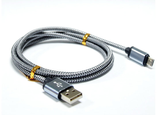 3.3ft Braided Micro USB Cable A Male To Micro B With High Speed Sync Function