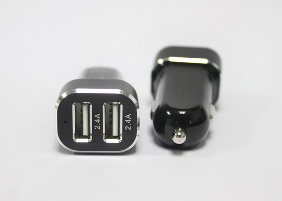 High Speed Car Charger Adapter Black DC With 12V - 24V / 110 - 220V Input