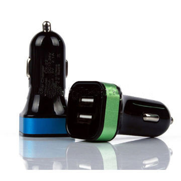 4W 4.8A Dual USB Car Charger Adapter Portable 8 Pin In Car USB Adapter