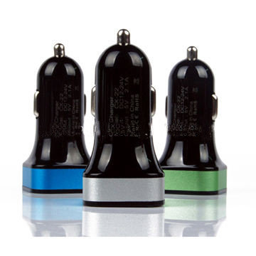 4W 4.8A Dual USB Car Charger Adapter Portable 8 Pin In Car USB Adapter