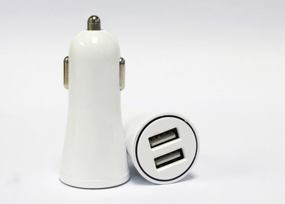 Mini Dual USB Port Universal Car Charging Adapter Portable For Android , Apple