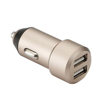 Fast Charging 3.0 2 Port Car Charger Adapter , 2.1A Cell Phone Car Charger