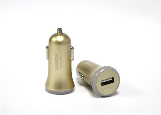 Fast Double Usb Car Charger For Mobile Phone With LED Charging Indicator