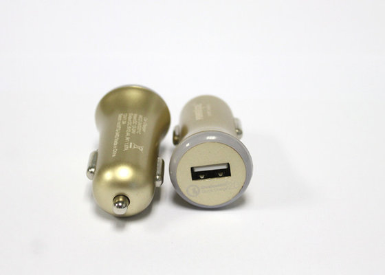 Fast Double Usb Car Charger For Mobile Phone With LED Charging Indicator