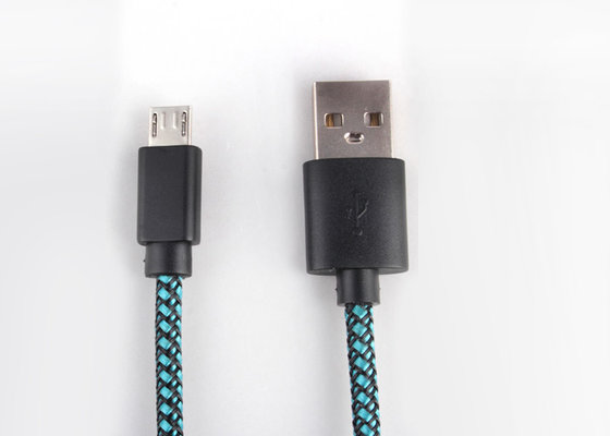 Multicolor Micro USB charging cable for Android , Galaxy , Sony Mobiles