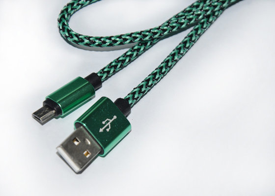 White / Black  Micro USB Charging Cable 1m Nylon Braided Android Micro USB Cable
