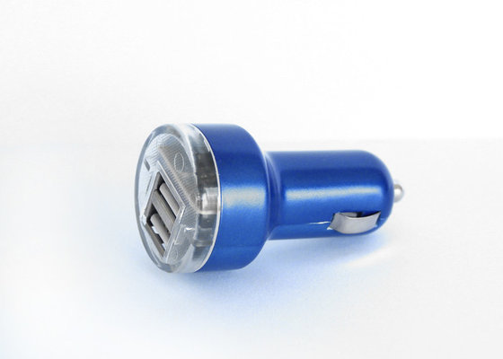 Mini Universal USB Car Charger Adapter With LED Light For IPhone And Android