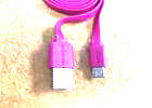 Flat Noodle 2A Micro To USB Cable For Mobile Charging In Multiple Color