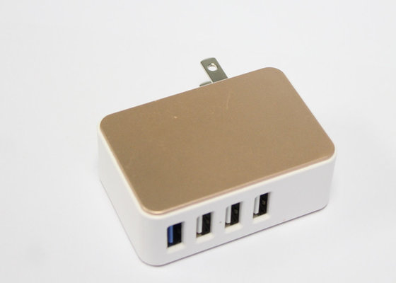 US / EU Plug Multi Usb Wall Charger With 4 Ports For Travel Mobile Phone