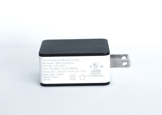 High Speed Universal Wall Charger Adapter , 18W USB Wall Adapter With Smart IC
