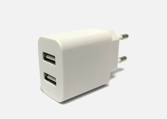 Universal Dual Ports European Charger Adapter Fast Charging 2.1A European Wall Adapter