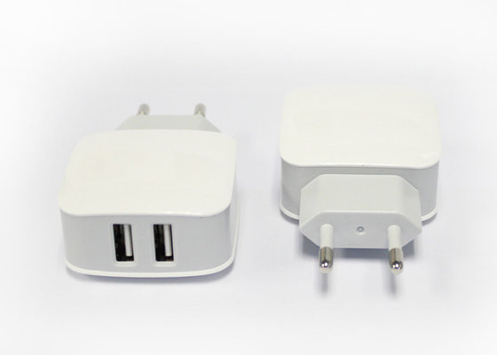 2.1A Fast Charge Travel European Power Adapter For Consumer Electronics Mobile