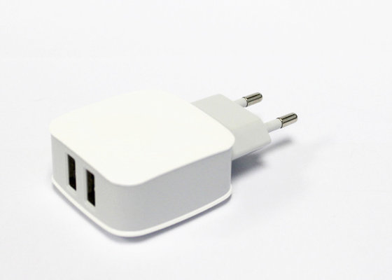 2.1A Fast Charge Travel European Power Adapter For Consumer Electronics Mobile