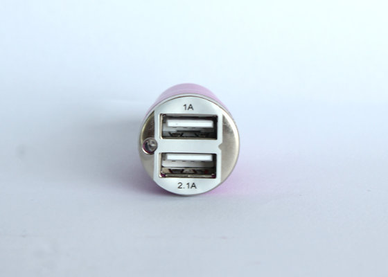 Mini Dual USB Universal Car Charger Portable High Speed For Mobile Phone