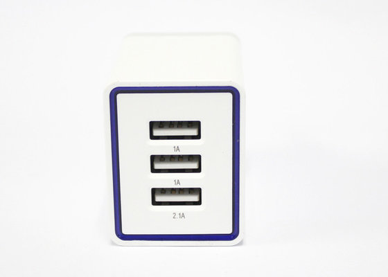 5V 3.4A European Charger Adapter Home Wall European Travel Adapter 3 Port