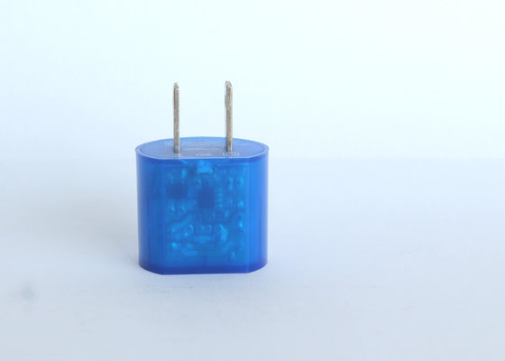 Flashing Light Up Single USB Wall Charger 1A 5 Volt Output Multicolor