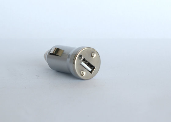 Quick Charge 2.0 USB Car Charger Single With Single Port In Silver Color