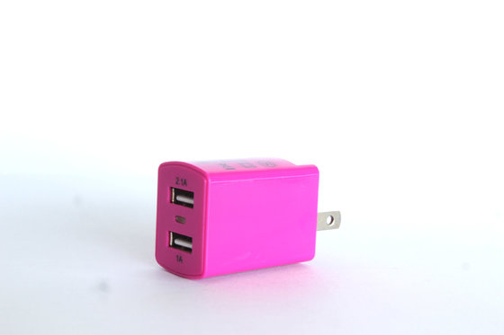 UL Certified Universal Wall Charger Adapter 2.4A 24W Dual USB Port for US EU