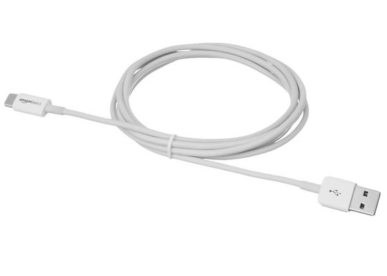 6 Feet USB Type C Cable To USB A 2.0 Male 2A Fast Charging Black / White