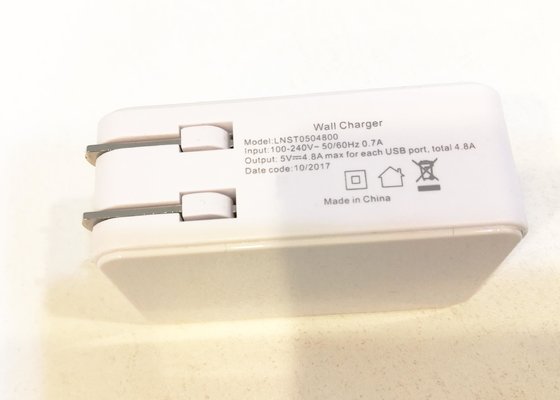 5V / 4.8A Fast Rapid Wall Charger Adapter four Port US Plug Type
