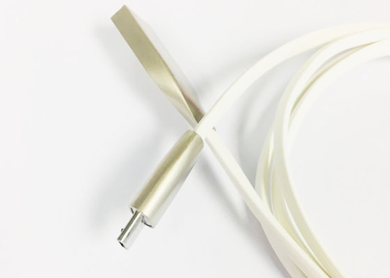 Metal head soft PVC charging & sync cable 3.3ft micro / lightning / type-c