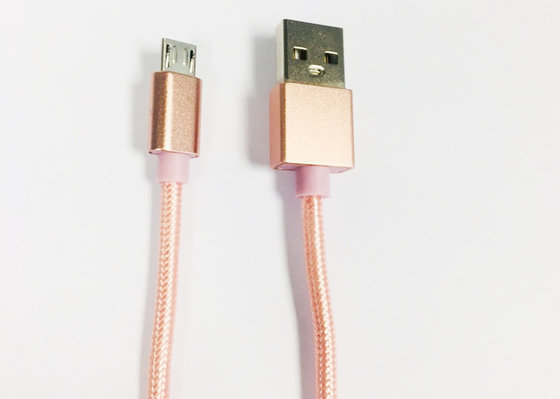 Metal Head high gloss braided micro / type-c / lightning charging & sync cable
