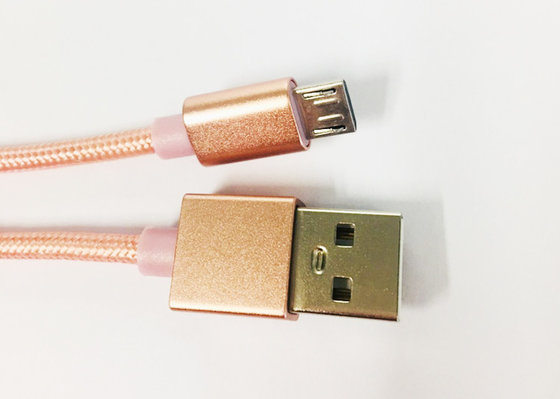 Metal Head high gloss braided micro / type-c / lightning charging & sync cable