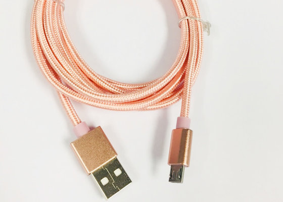 Metal Head high gloss braided micro / type-c / lightning charging & sync cable